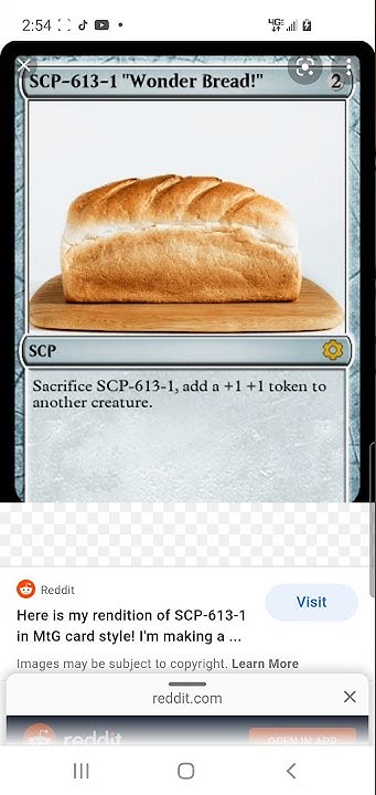 scp 613 (wonder bread) - YouTube