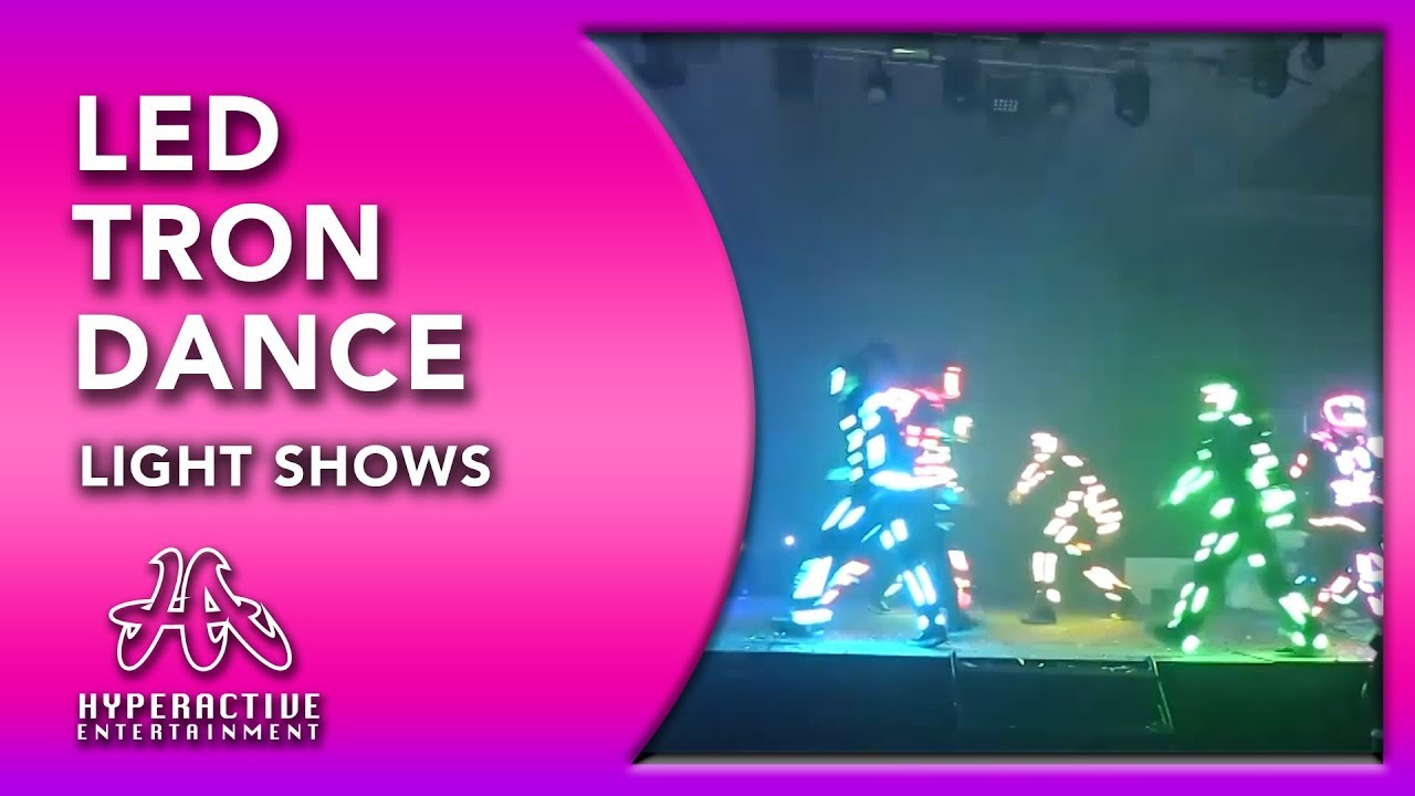 LED TRON DANCE 【HAE】 - YouTube