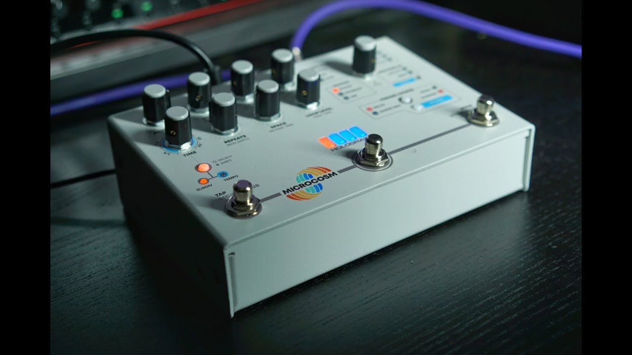 Glitchy modern rock - Hologram Electronics Microcosm blocks DEMO - YouTube