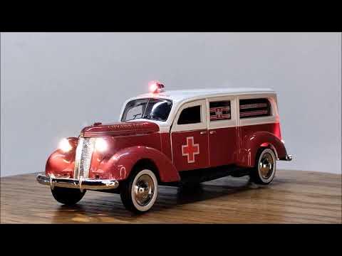 Custom Lighted 1937 Studebaker Ambulance - YouTube