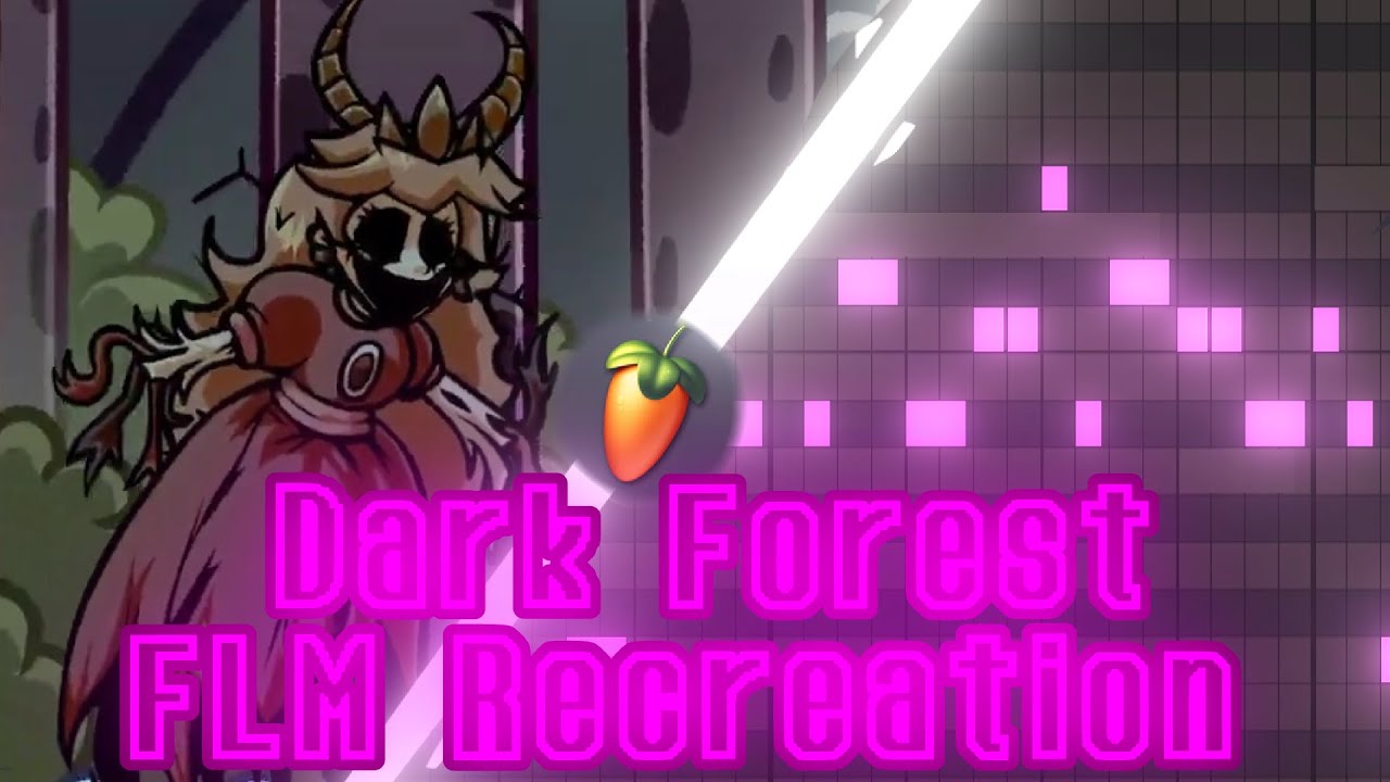 Friday Night Funkin - 🎶Dark forest Flm Recreation+midi🎵 - YouTube