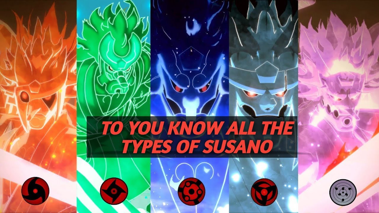 All types of susano - YouTube