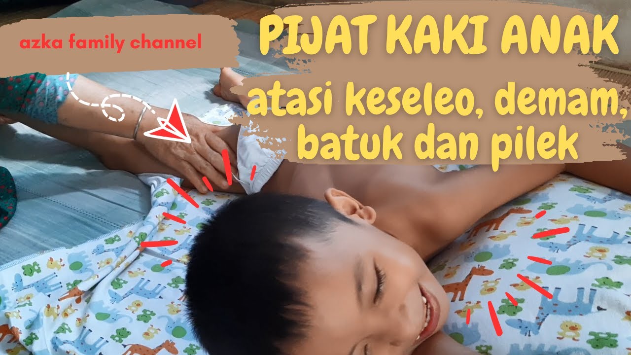 anak tiba tiba sakit : jangan buru-buru minum obat, coba pijat dulu ...