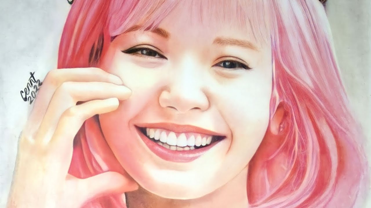 Lisa Manoban colored pencil portrait process - YouTube