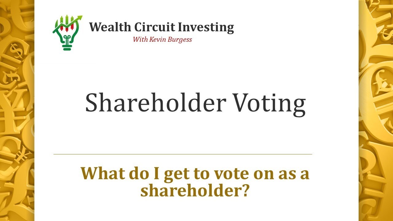Shareholder Voting - YouTube