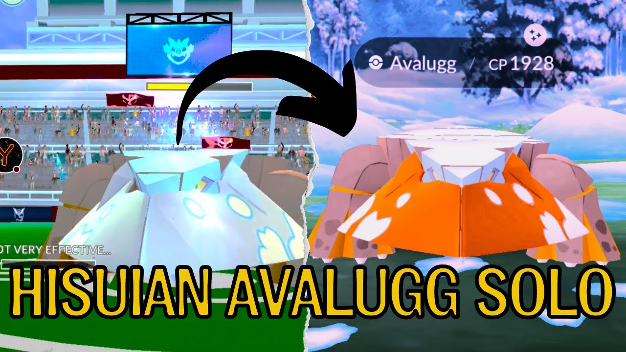 Soloing a Hisuian Avalugg Gives You A 100% Shiny Encounter - Pokemon Go ...