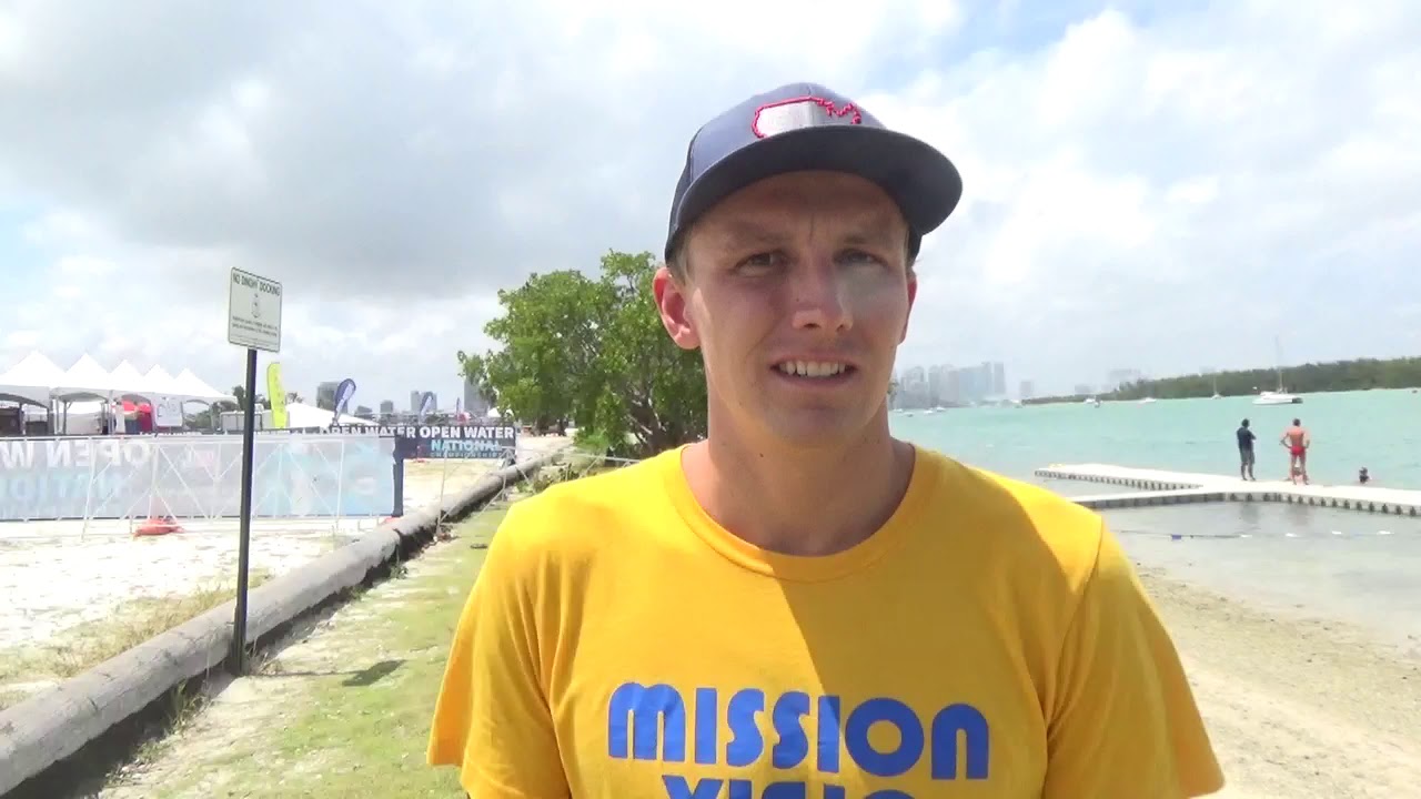 David Heron, 10K US Runner-Up, 2019 Open Water Nationals - YouTube