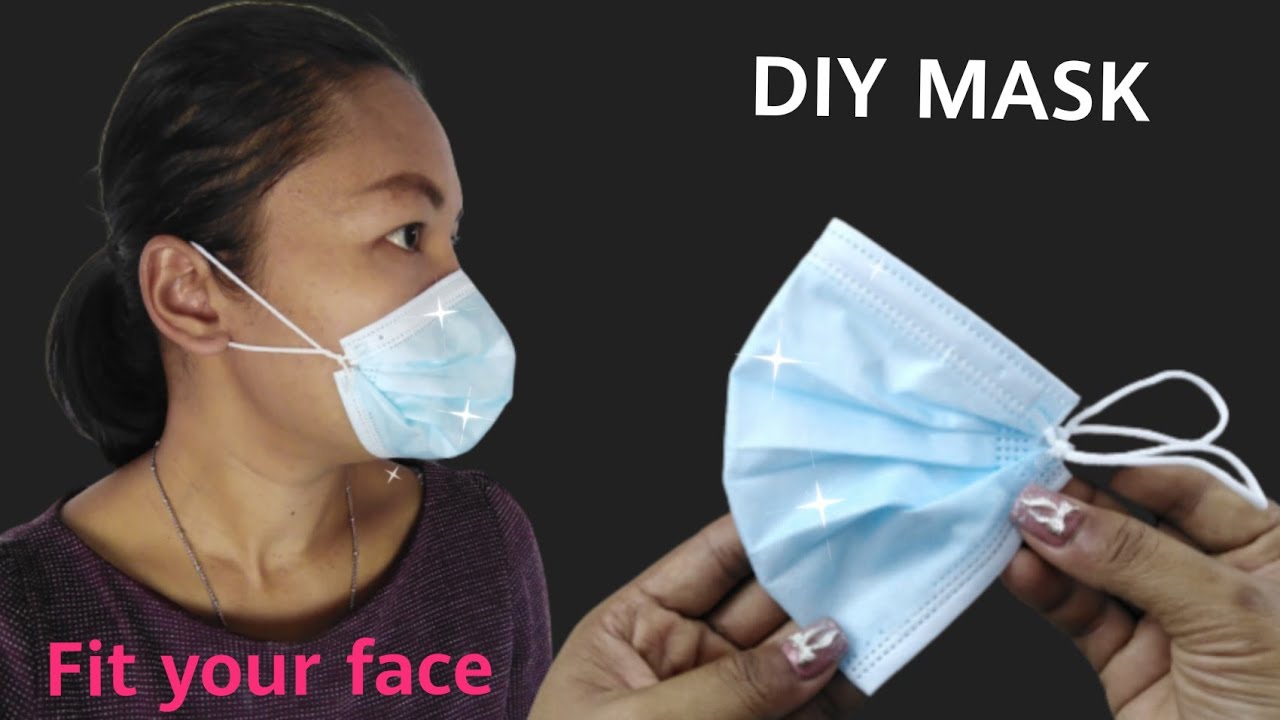 DIY fold Face Mask to fit your face|3D Medical Mask - YouTube