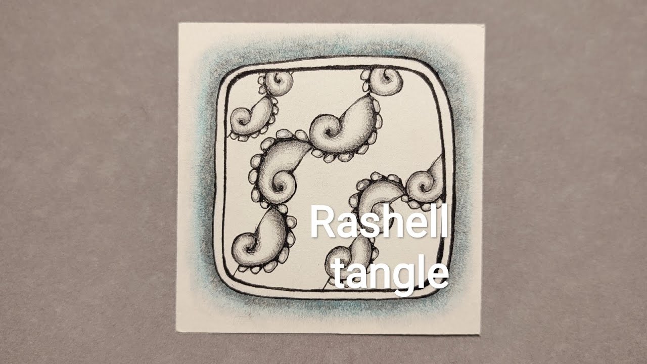 Zentangle patterns No2: Rashell pattern tangle, Zentangle pattern ...