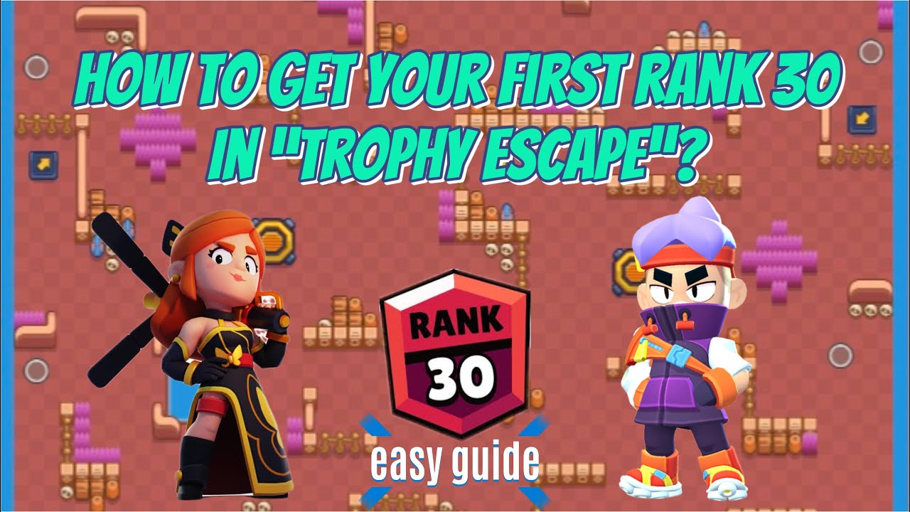 PIPER AND FANG RANK 30 IN TROPHY ESCAPE🏆 | HOW TO PUSH 30 RANK? | TIPS ...