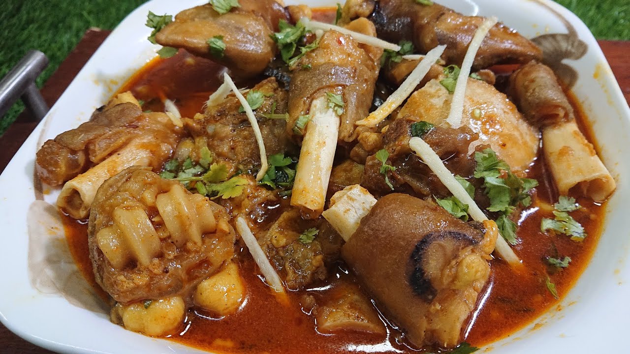 Mutton Siri Paye Recipe | Goat Head & Trotters Recipe - YouTube