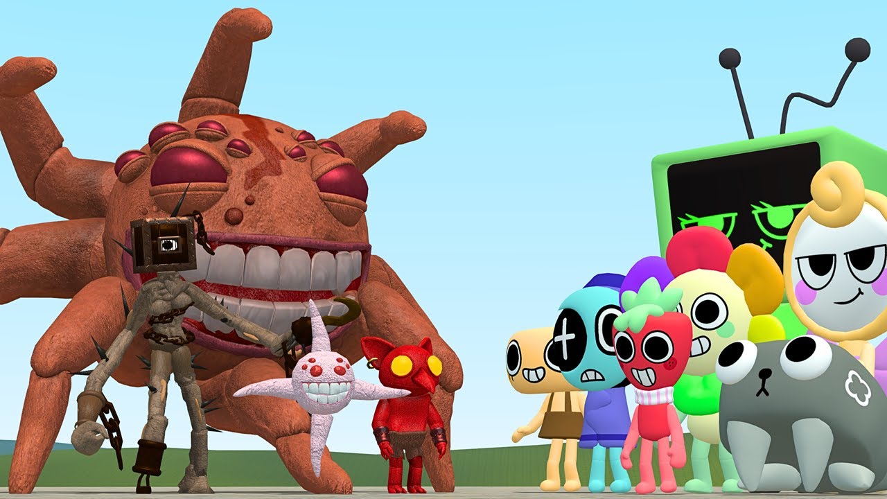 New Roblox Dandy's World Vs Roblox Doors Floor 2 In Garry's Mod - YouTube