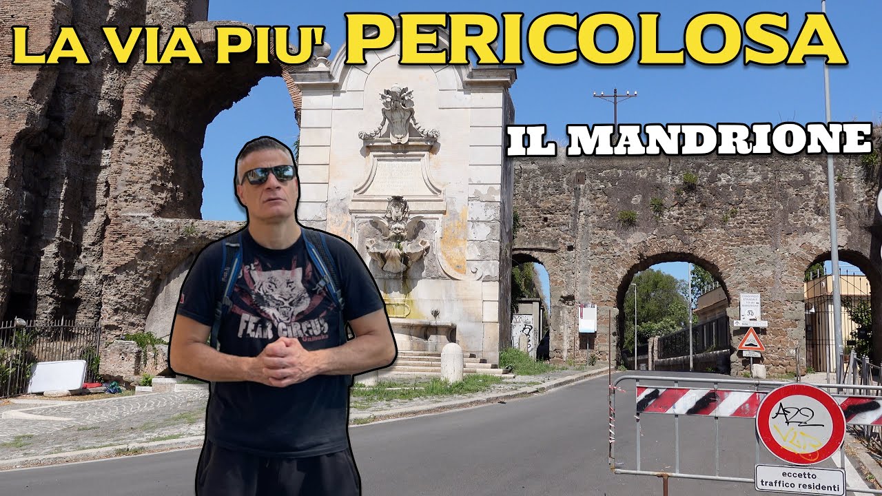 Un giro a Via del Mandrione tra Criminalità , Miseria e Storia - YouTube