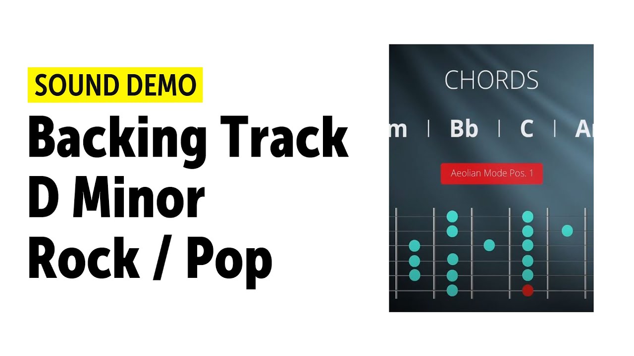 Guitar Backing Track in D minor - Rock / Pop (114 BPM) - YouTube