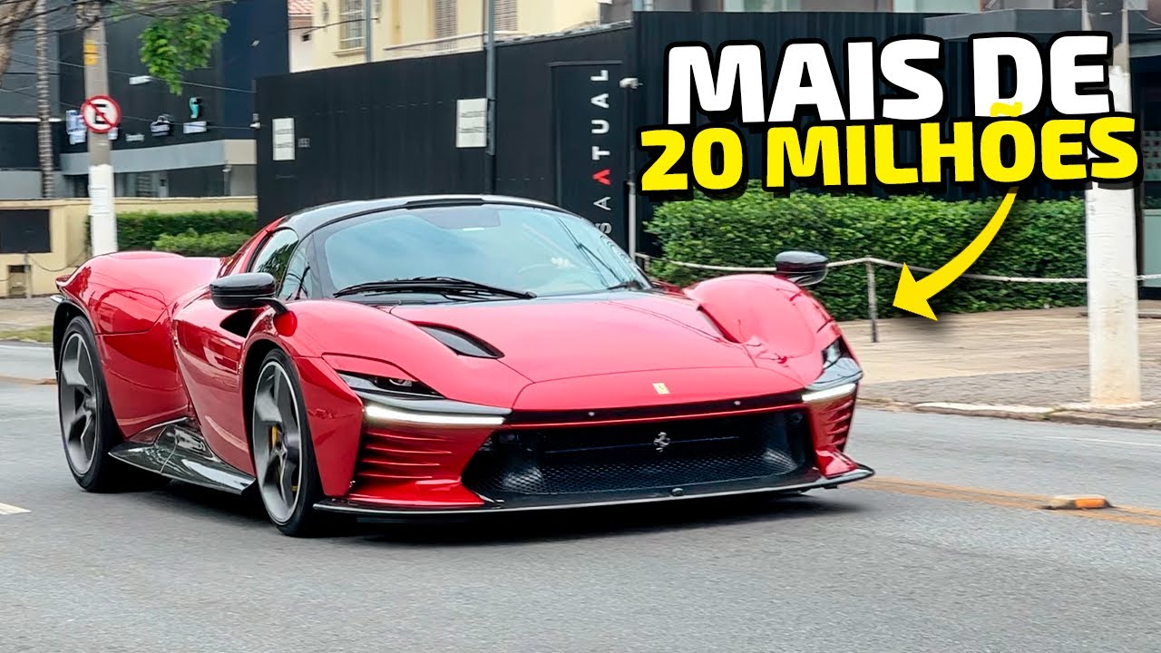FLAGREI A FERRARI DE +20 MILHÕES DE REAIS NA AVENIDA EUROPA - YouTube