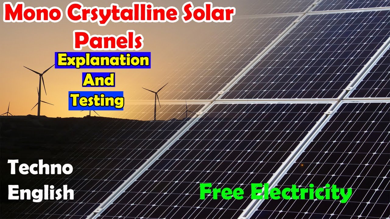 Mono crystalline solar cell | Mono-crystalline solar panel (Part 2 ...