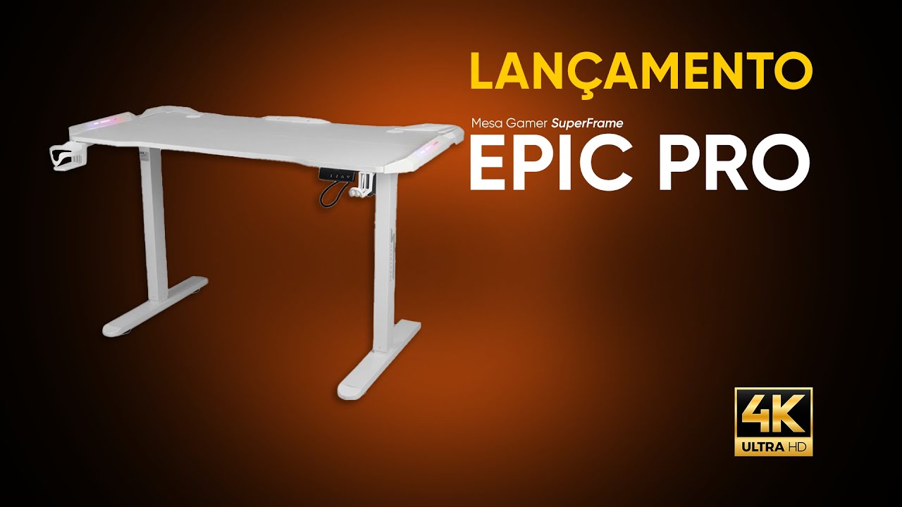 Mesa Gamer SuperFrame Epic Pro RGB: ESTILO + PERFORMANCE na sua Setup ...