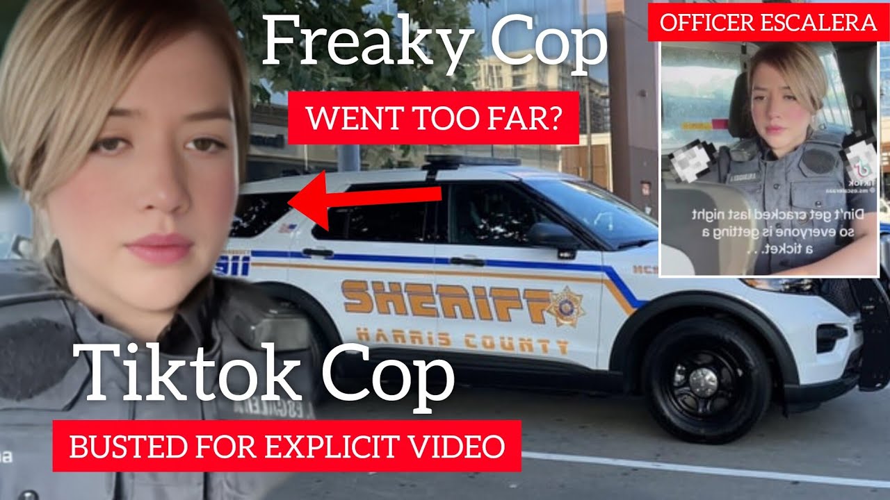 Freaky Female Cop Busted For Inappropriate TikTok Video - YouTube