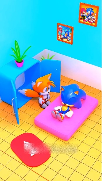 Sonic is frustrated with Tails😤🤣😜 #sonic #animation #shorts - YouTube