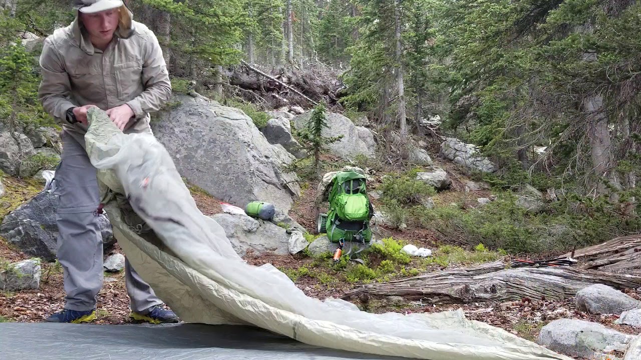 Camp Setup at 7 Brothers Lakes - YouTube