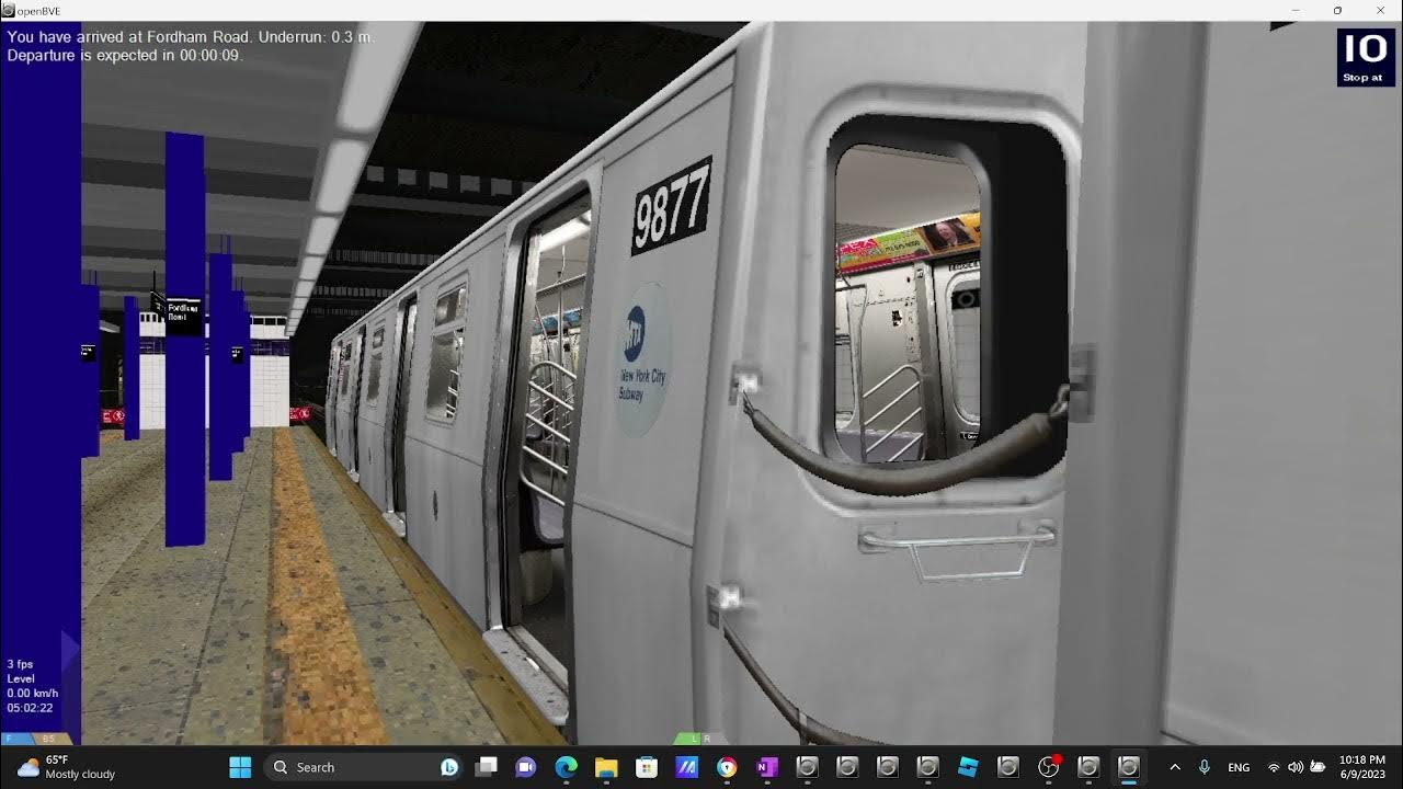 Openbve New 2020 3d R160A Alstom B Train Arriving & Departing at Fordham Road - YouTube