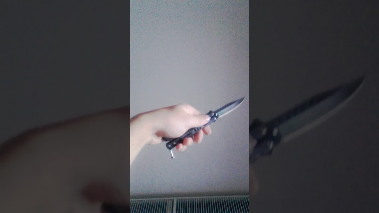 GREEK BALISONG TUTORIALS:QUICK DRAW (το πιo γρήγορο άνοιγμα για μαχαίρι πεταλούδα) - YouTube