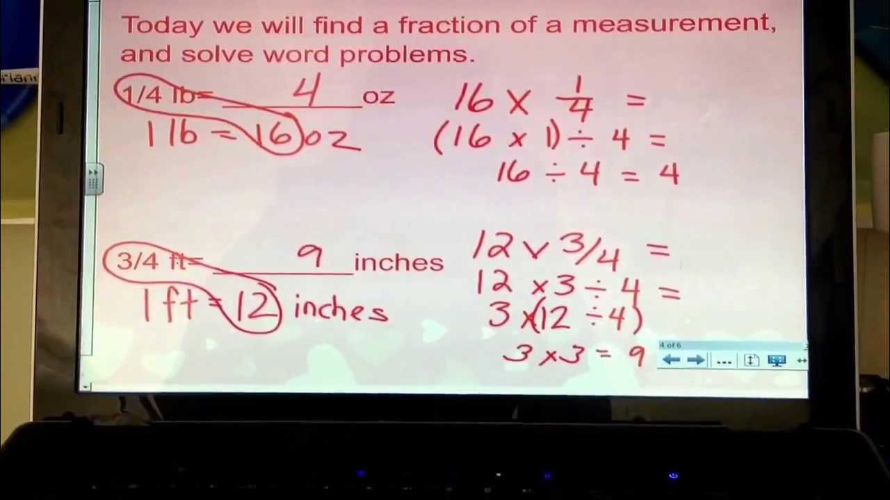 5th grade math module 4, lesson 9 - YouTube