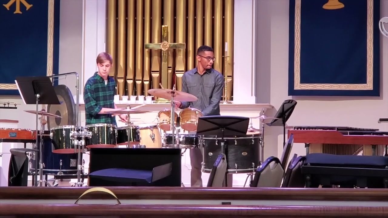 HPU Percussion Duet | "Cohesion" by Matthew Moore - YouTube