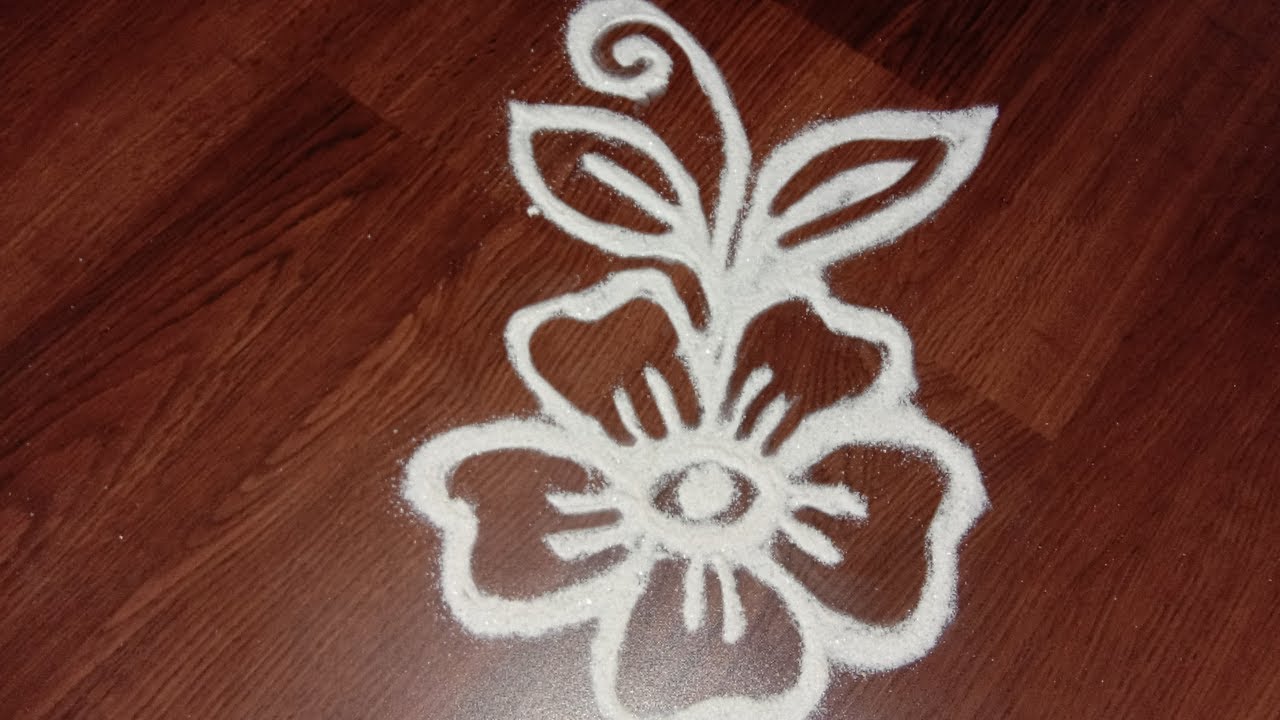 Very small rangili designs/ easy eangoli designs/ easy rangoli style ...