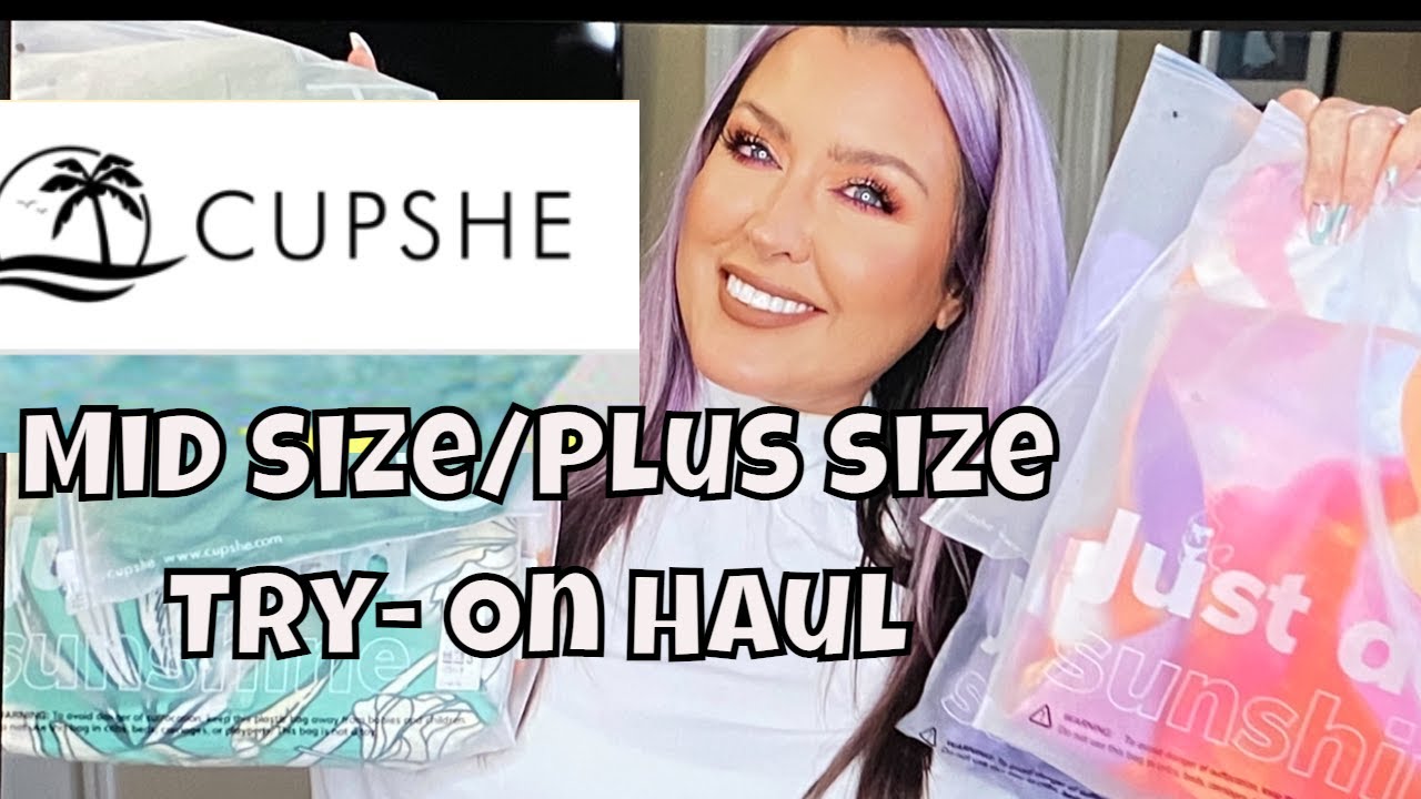 CUPSHE Haul Mid Size/ Plus size haul | Loungewear, swimwear, Dresses ...
