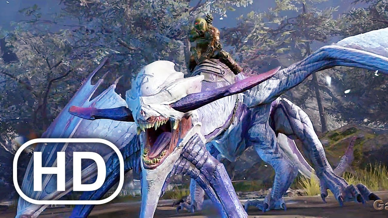 Doom Eternal The Ancient Gods Part 2 Doomguy Rides Dragon Scene 4K ...