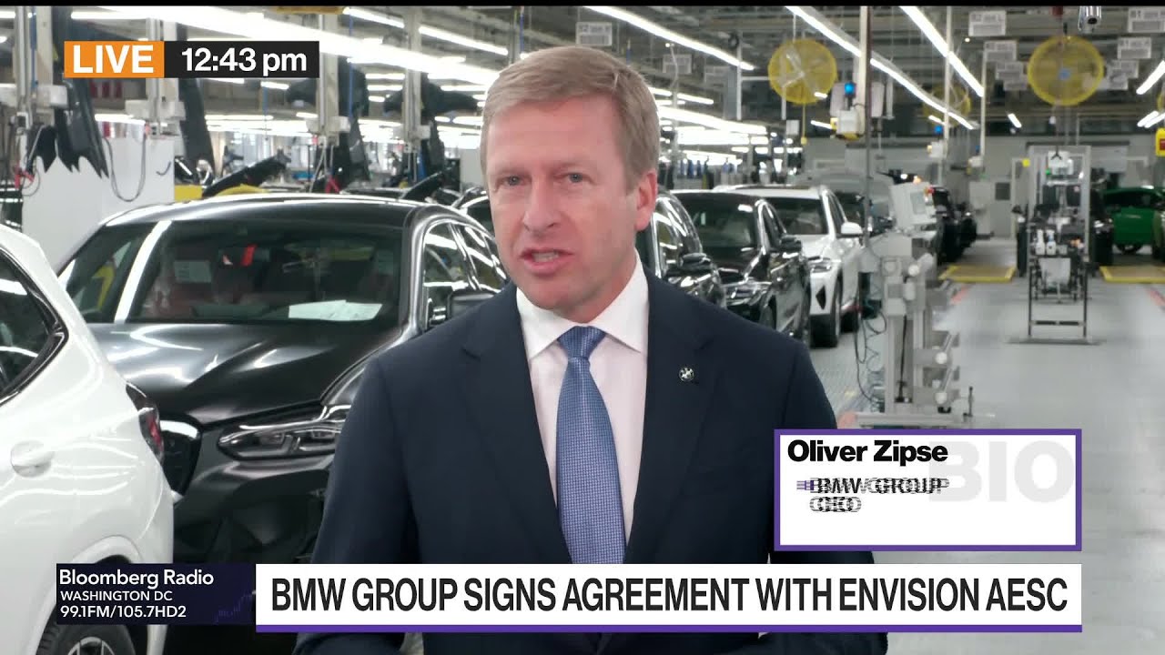 BMW CEO on EV Investment, Energy Costs, Chip Shortage - YouTube