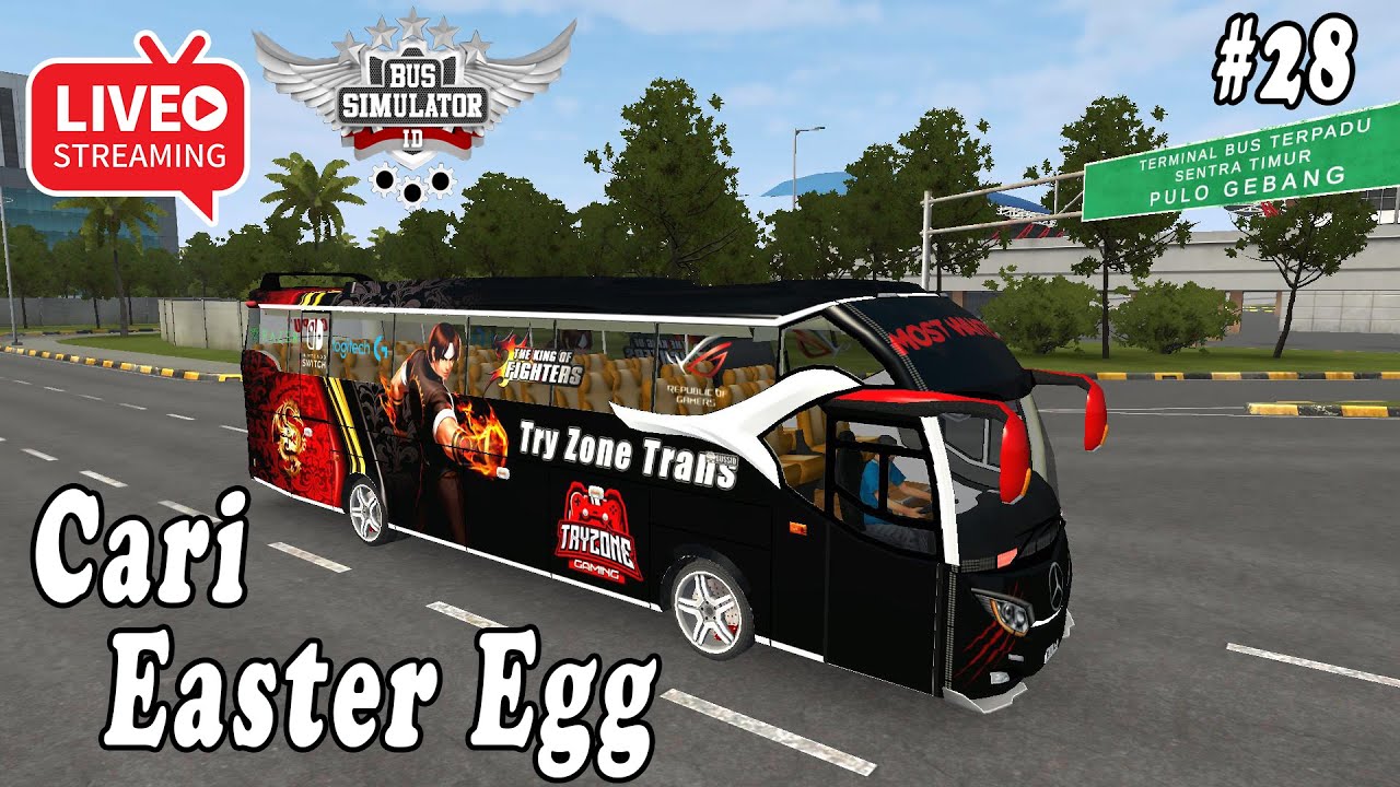 KONVOY BARENG VIEWER SAMBIL CARI EASTER EGG - Bus Simulator Indonesia ...