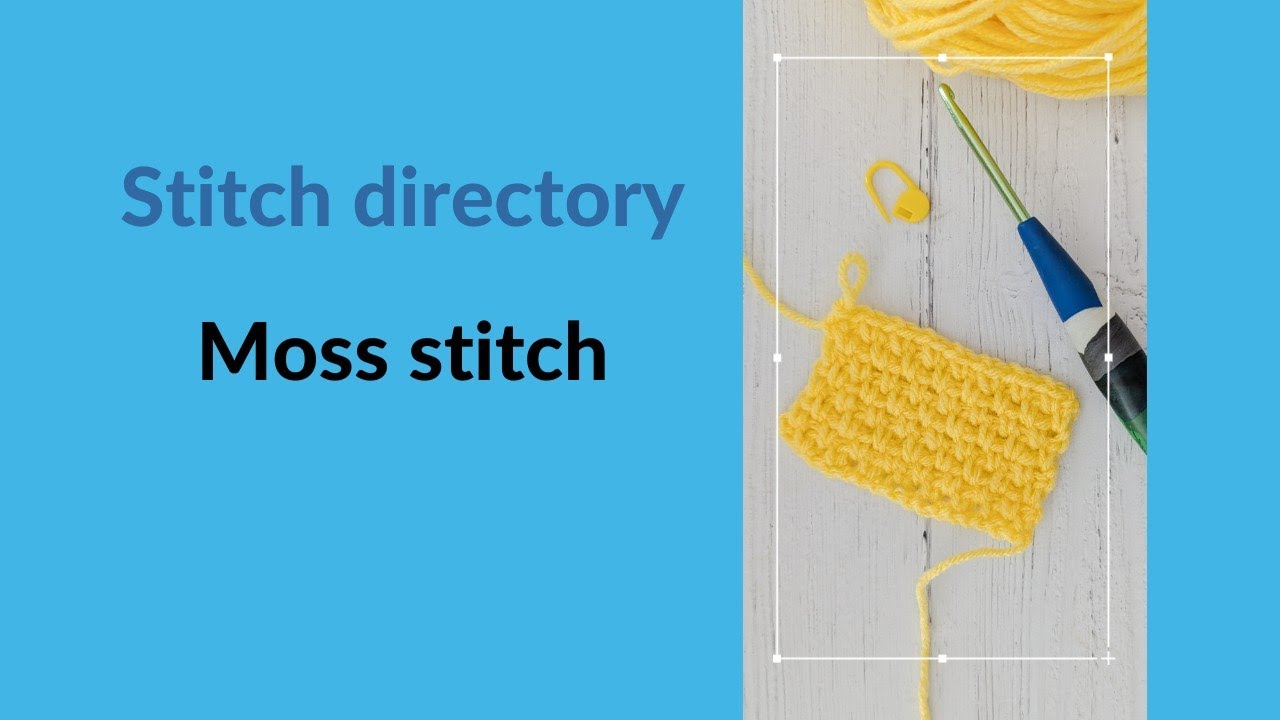 Moss Stitch - YouTube