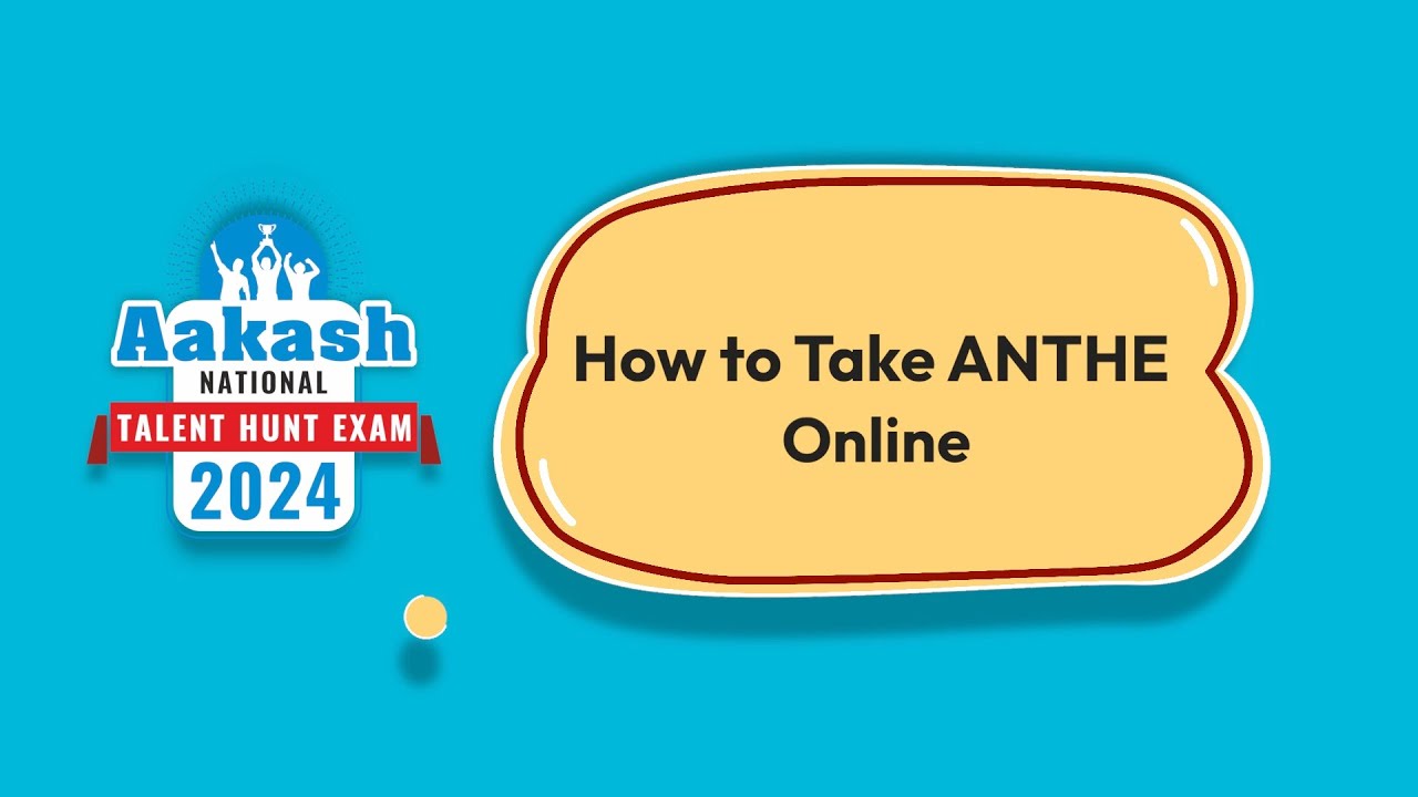 How to Take ANTHE Online | #anthe #onlineexam #scholarshipexam #neet # ...