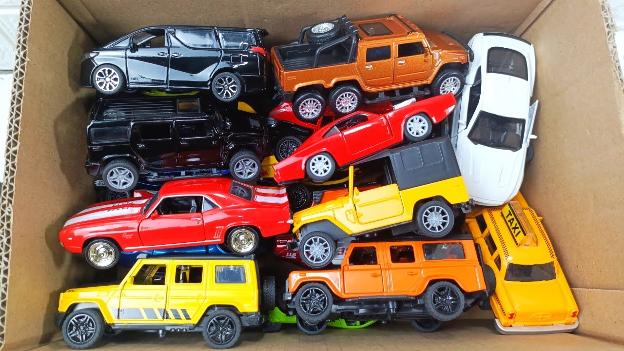 Box Full of Model Cars - Mazda, Miniature toy car model, Lamborghini ...