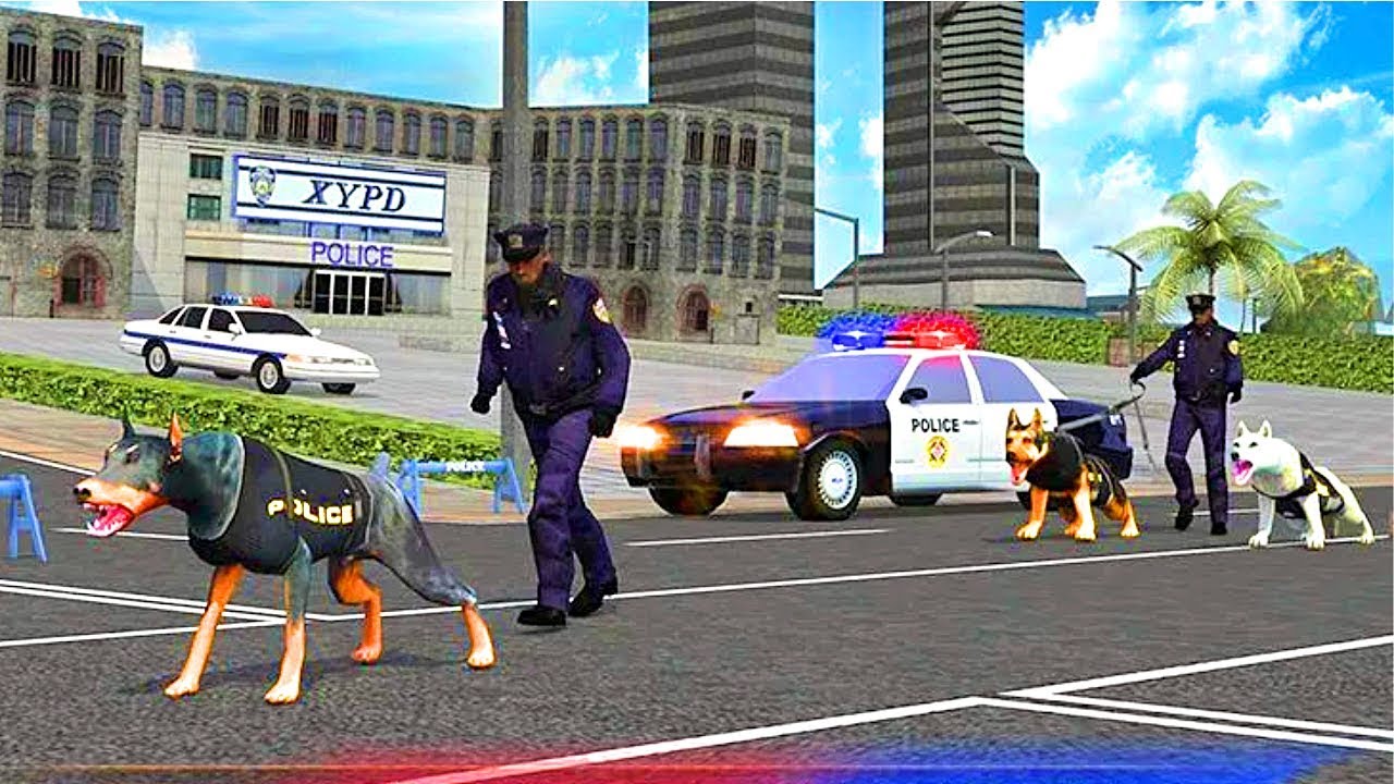 Police Dog Simulator 3D 2019 Android GamePlay #1 - YouTube