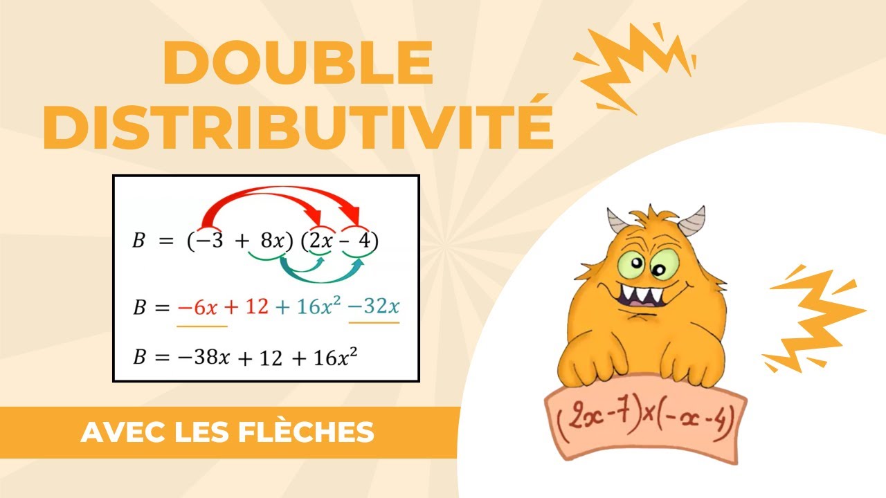💡 Développer avec la Double Distributivité - Méthode des Flèches 📐 ...