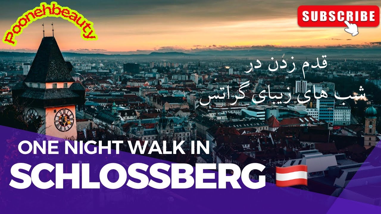 Walking Through Graz at Night A Cinematic Tour of Schlossberg & City ...