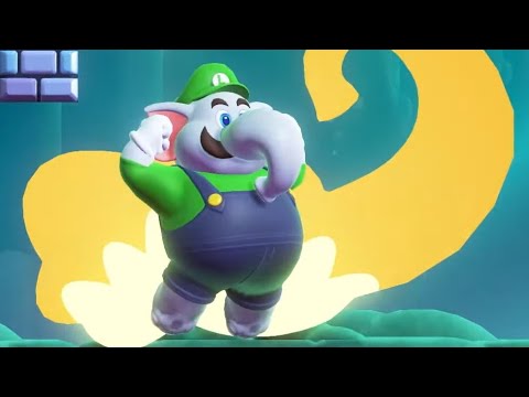 Super Mario Bros. Wonder - Elephant Luigi - YouTube