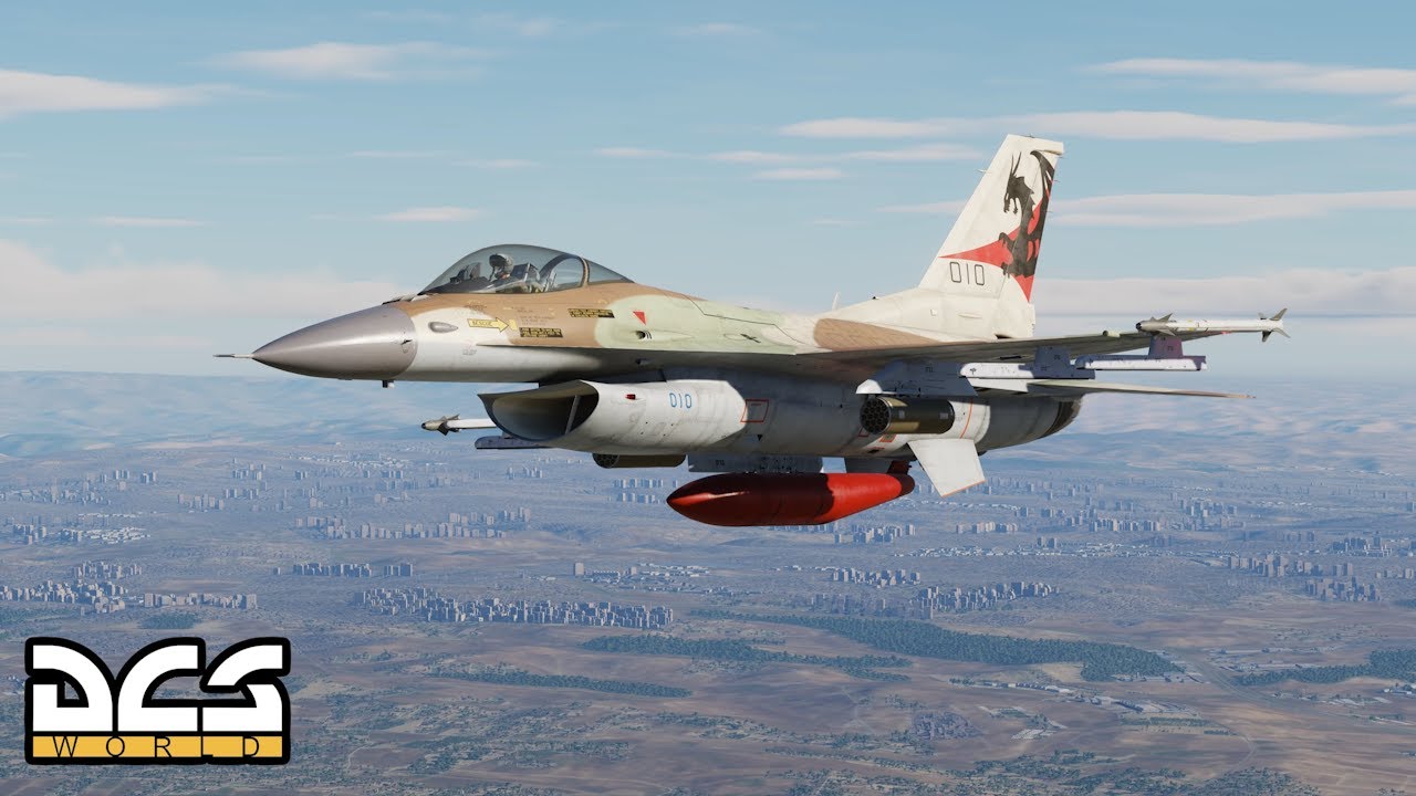 F-16 Viper Strike Force Practice Mission Replay Sinai Map Dcs world ...