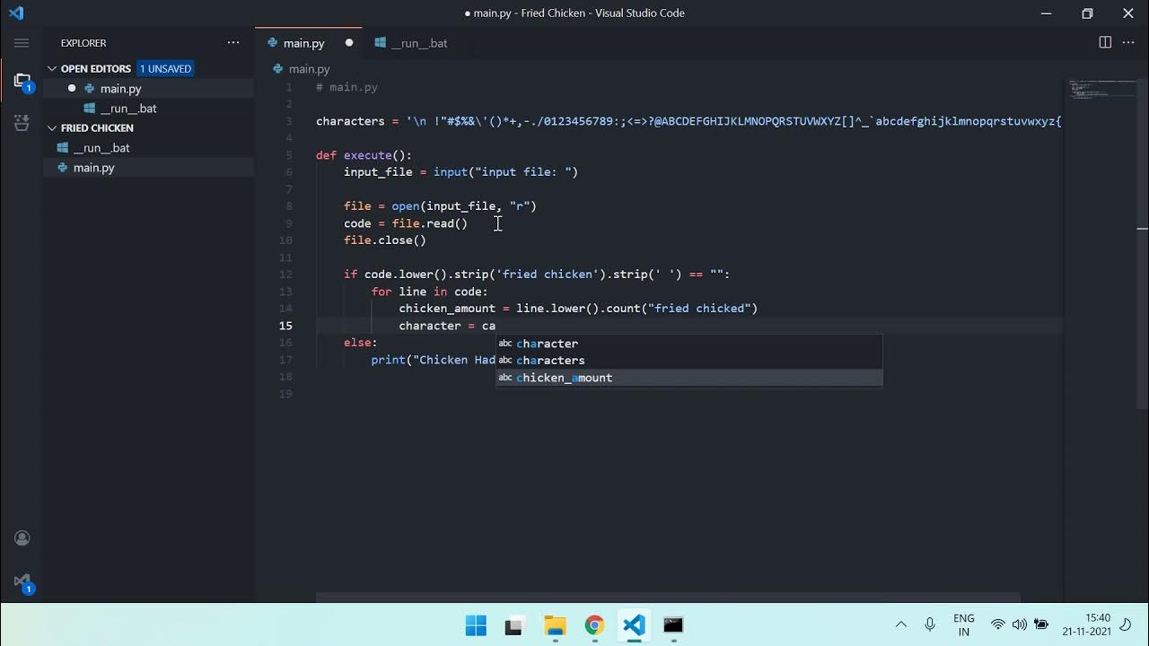 KFC Kitchen... Making Fried Chicken Esolang(Programming Language) - Behind The Scenes - YouTube