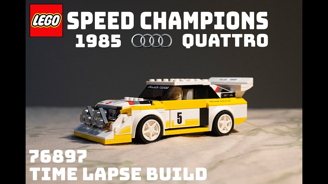 Lego Audi Quattro S1 Time Lapse Build - Lego Speed Champions - YouTube