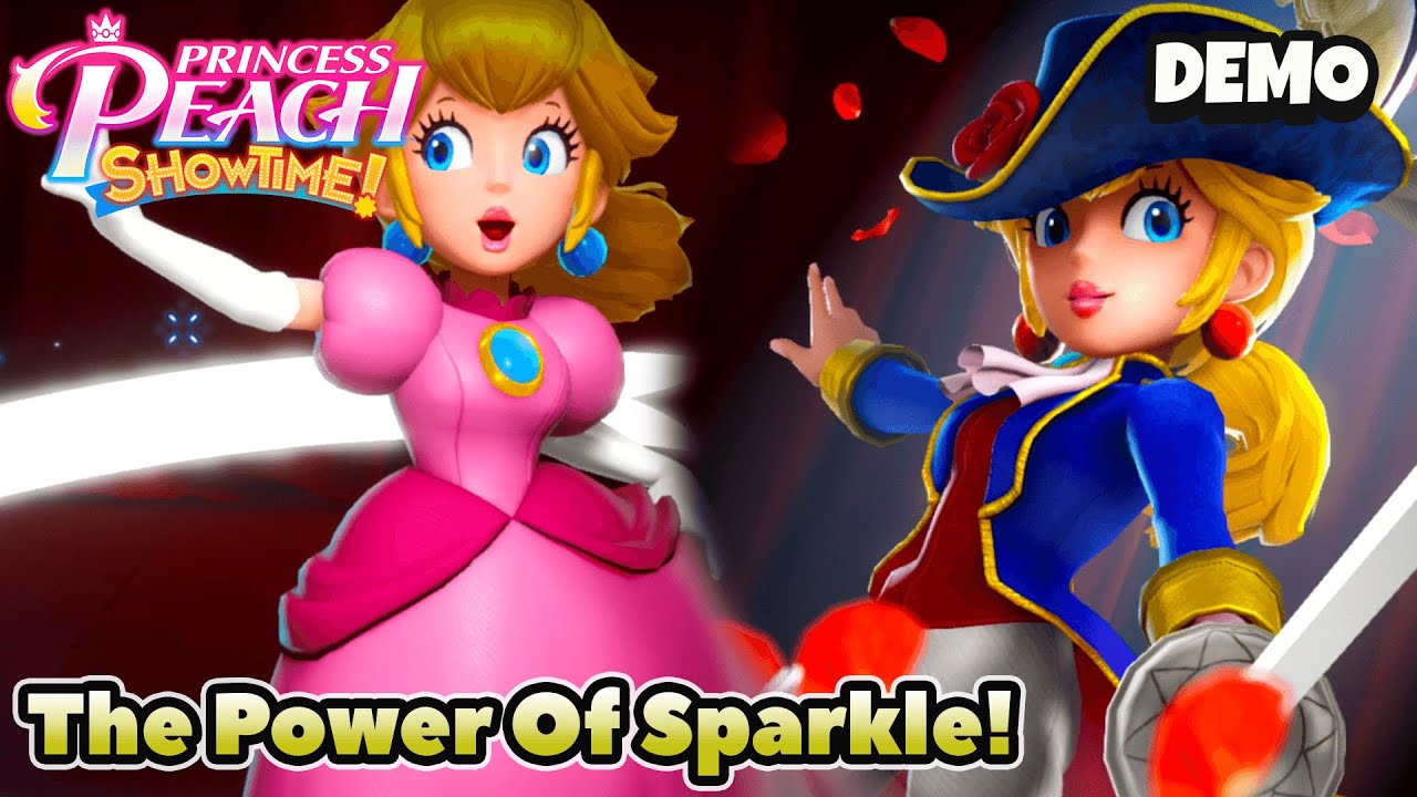 The Power Of Sparkle! | Princess Peach Showtime! Demo (Nintendo Switch ...