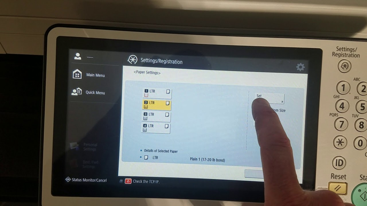 How To Change Paper Tray Settings - YouTube