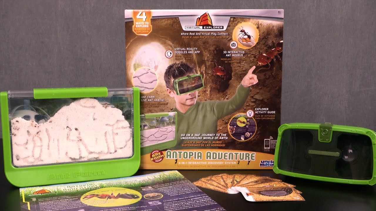 Virtual Explorer Antopia Adventure Ant Farm from Uncle Milton - YouTube