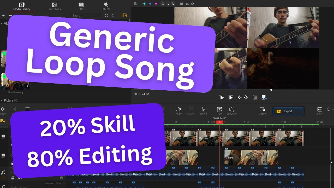 20% skill, 80% editing | Generic Loop Song | Octave Mandolin by Mark ...