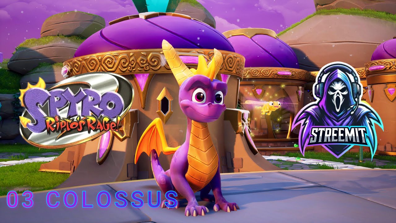 PC Spyro 2 Rapto's Rage Reignited Trilogy 03 Colossus all gems Orbs ...