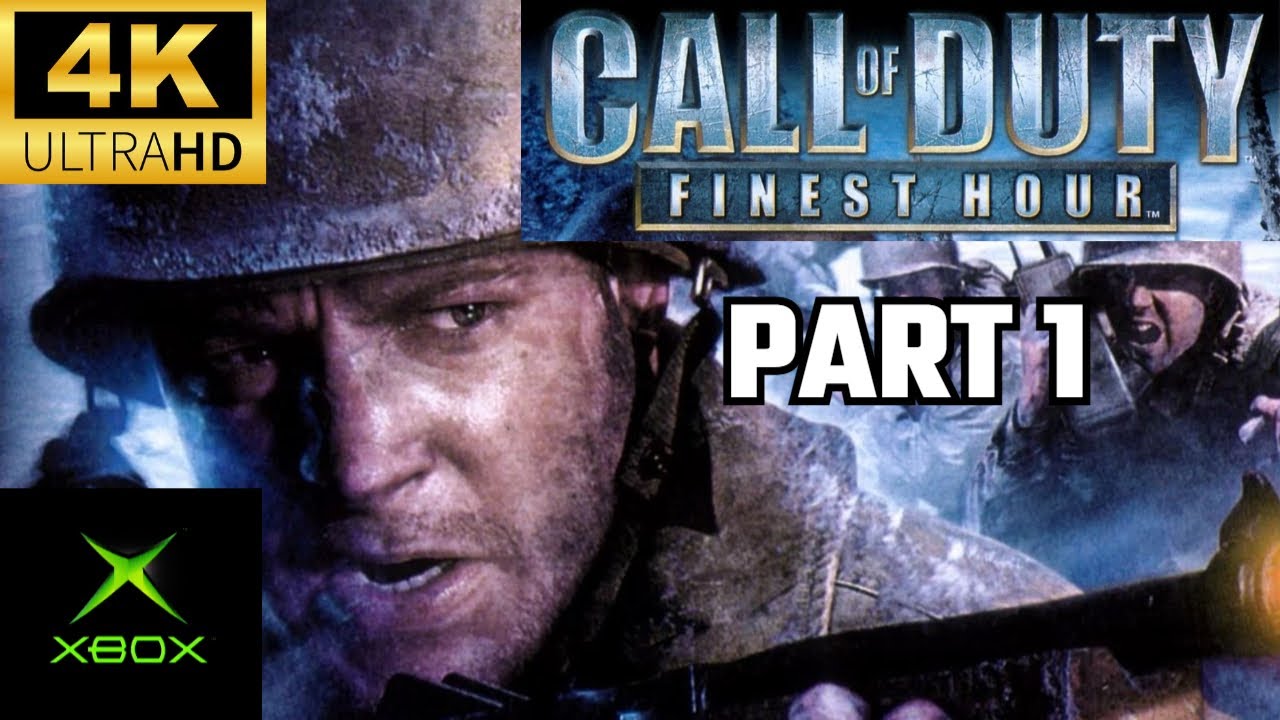CALL OF DUTY Finest Hour | Walkthrough | Part 1 | 4K - YouTube