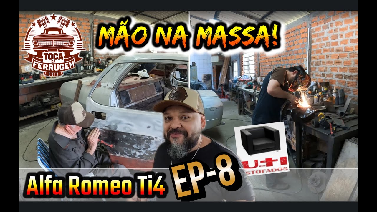 Alfa Romeo 2300 do Higino Ep-8: Mão na massa, visita da UTI dos ...